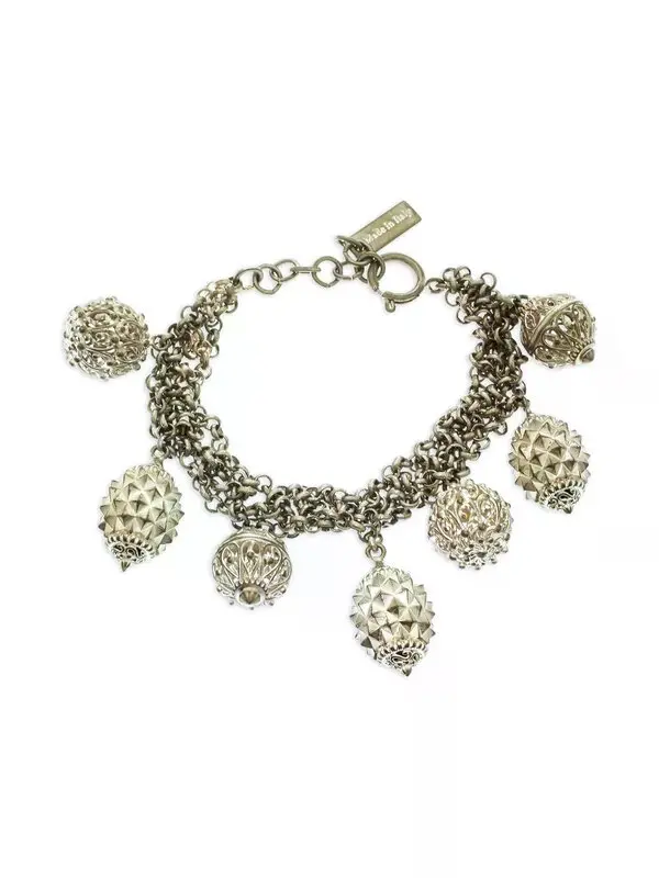 Etro Charm-detailing Bracelet - Silver