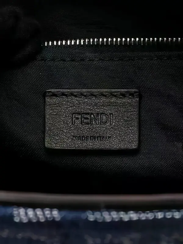 Fendi Ff-motif Shopping Bag - Blue