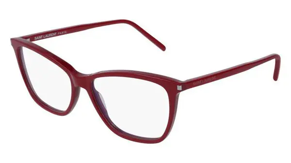Saint Laurent Optical Glasses - Red Red Transparent
