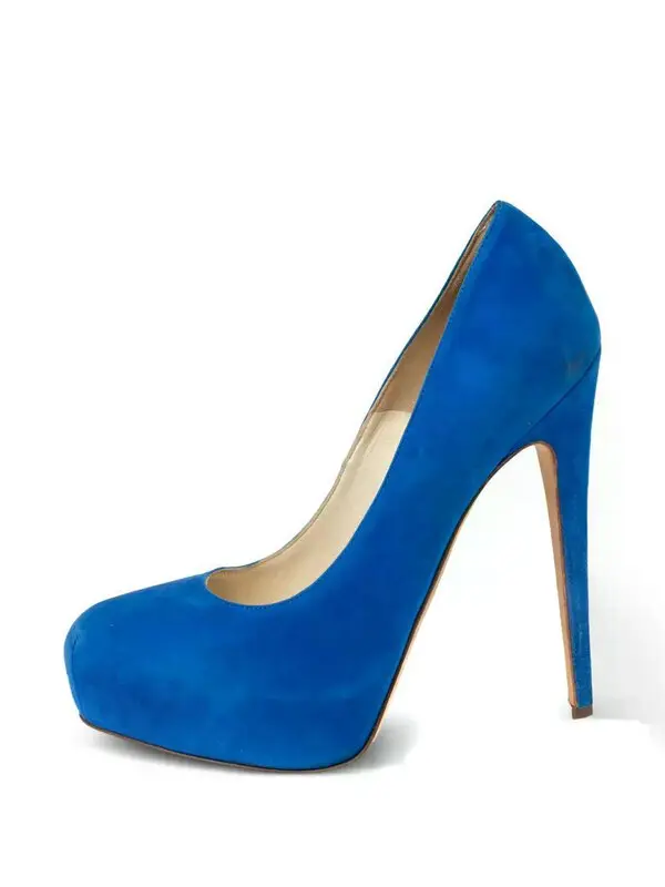 Brian Atwood 140mm Suede Heeled Pumps