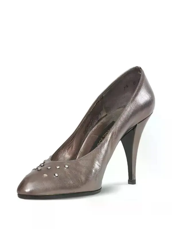 Vintage 100mm Metallic Pumps