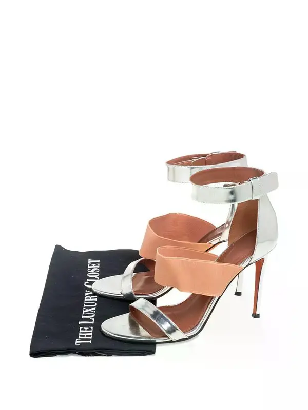 Givenchy 105mm Elasticated-strap Leather Sandals
