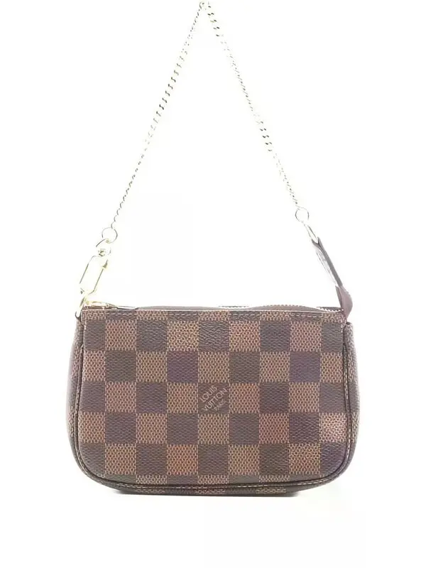 LOUIS VUITTON Mini Damier Ebene Chain Pochette