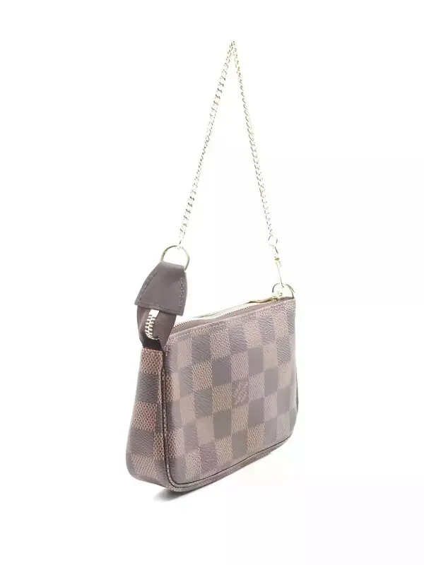 LOUIS VUITTON Mini Damier Ebene Chain Pochette