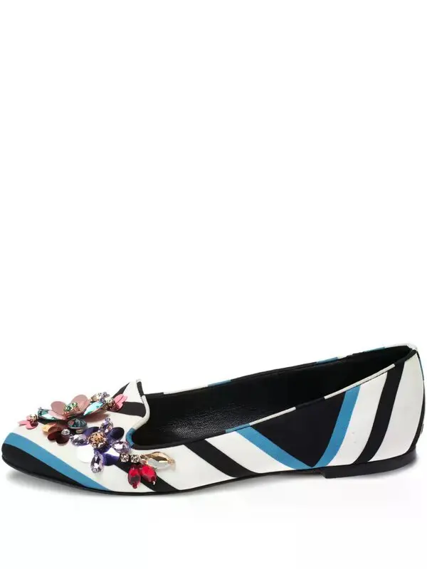 Dolce & Gabbana Crystal-embellished Loafers