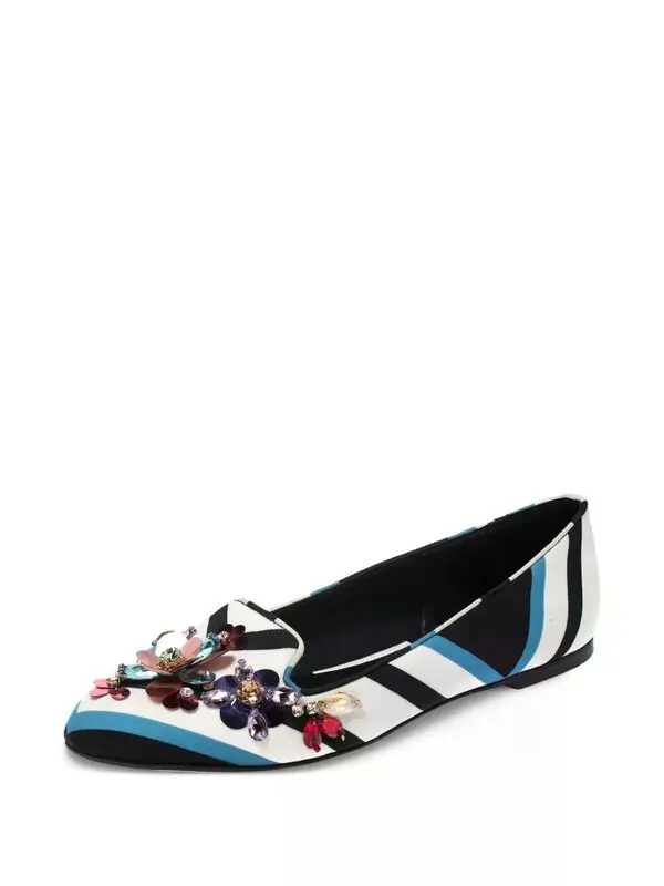 Dolce & Gabbana Crystal-embellished Loafers