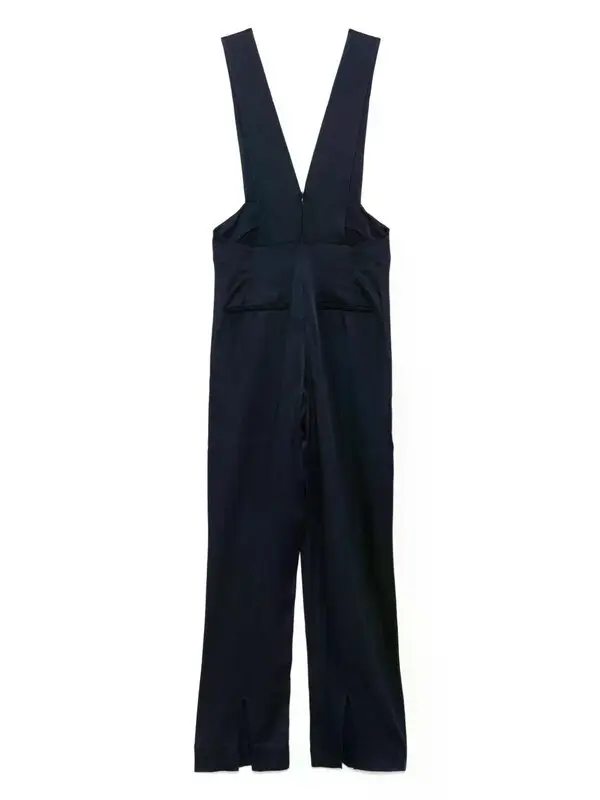 JIL SANDER 2010s Satined Dungaree