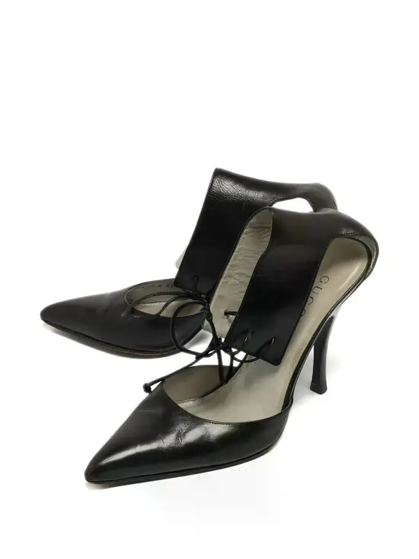 Gucci 110mm Leather Heeled Pumps