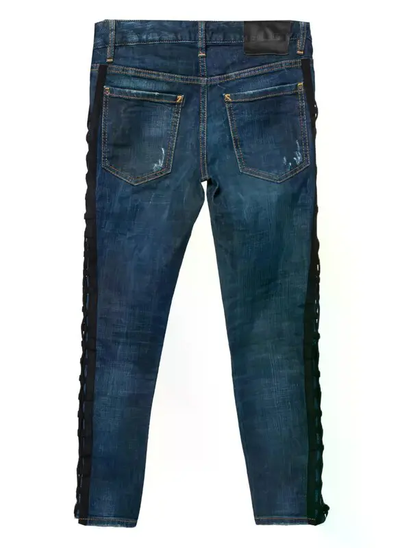 Dsquared2 Lace-detail Jeans