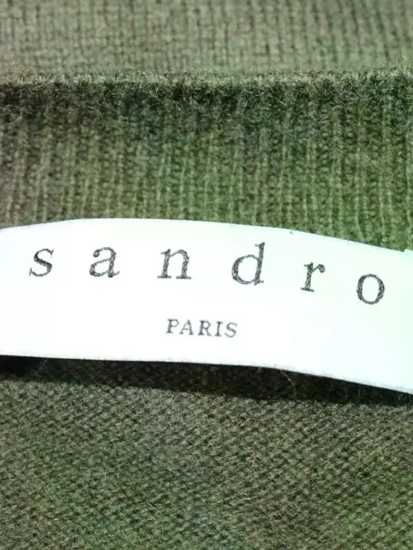 Sandro Tie-detailed Wool Sweater
