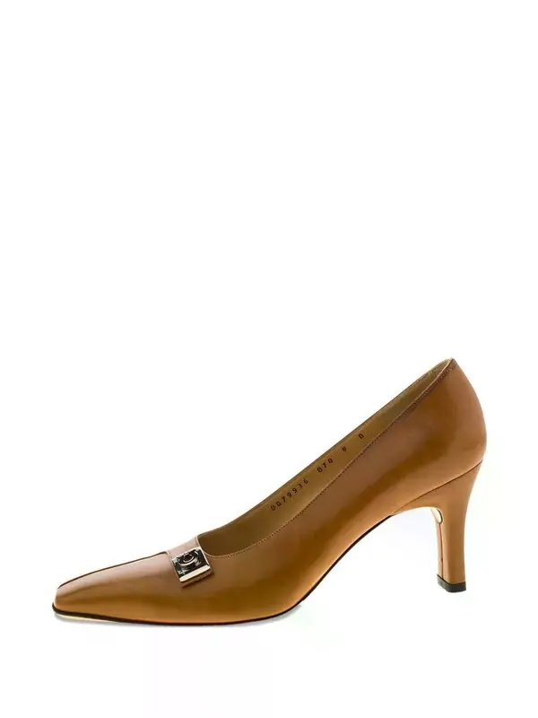 FERRAGAMO 80mm Leather Pumps