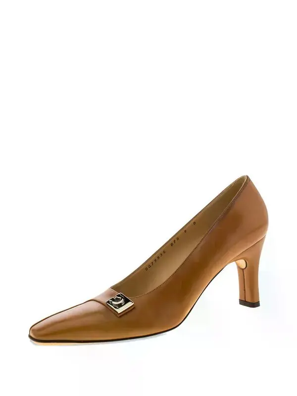 FERRAGAMO 80mm Leather Pumps