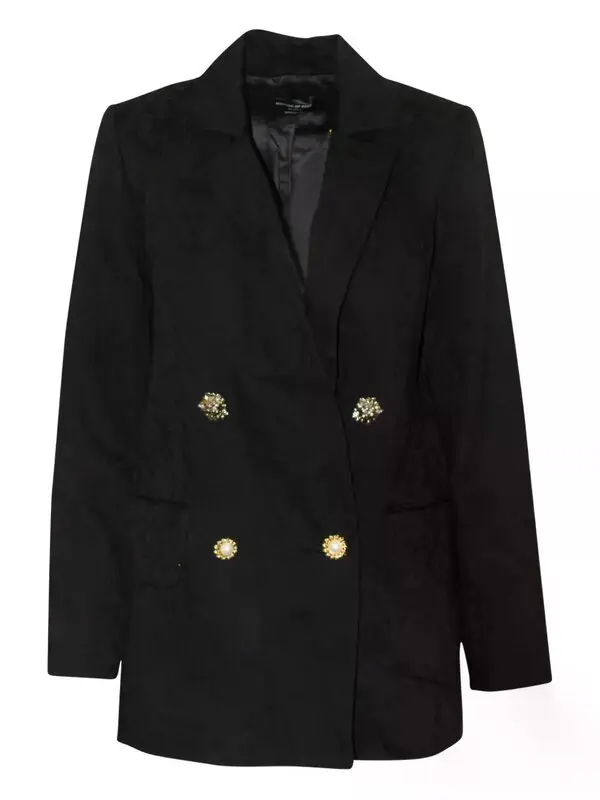 Mother Of Pearl Jacquard Double-breasted Blazer