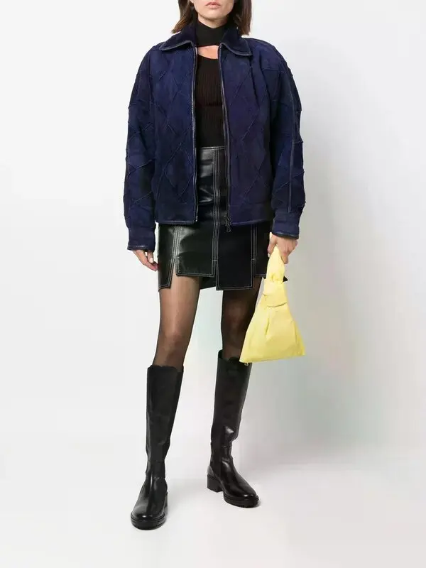 A.N.G.E.L.O. VINTAGE CULT 1980s Diamond-quilted Zip-up Jacket