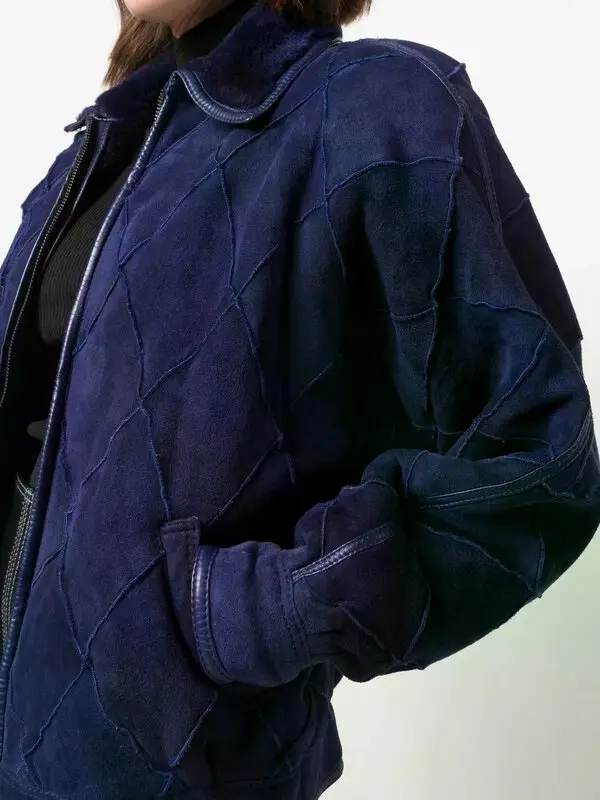 A.N.G.E.L.O. VINTAGE CULT 1980s Diamond-quilted Zip-up Jacket