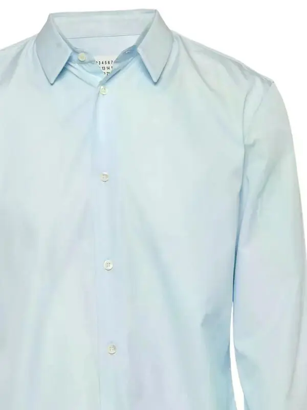 MAISON MARGIELA Cotton Shirt - Blue