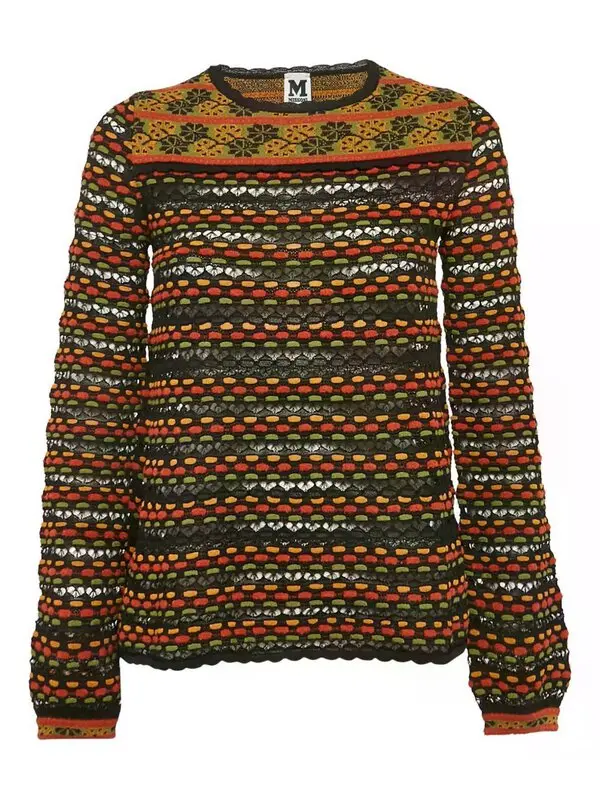 Missoni 2023 Pointelle-knit Top - Black