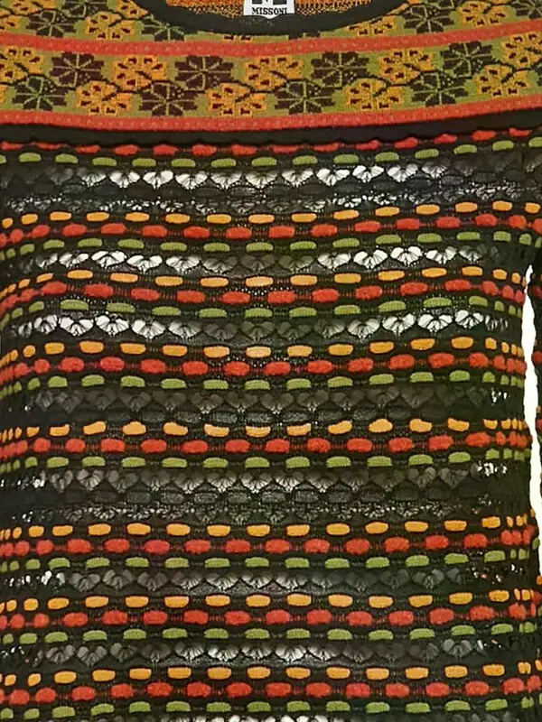 Missoni 2023 Pointelle-knit Top - Black
