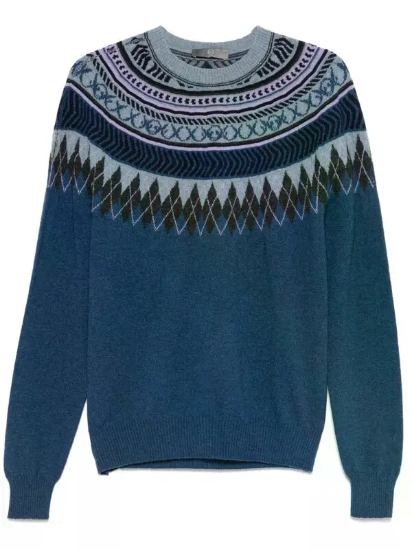 Alexander McQueen Intarsia-pattern Sweater