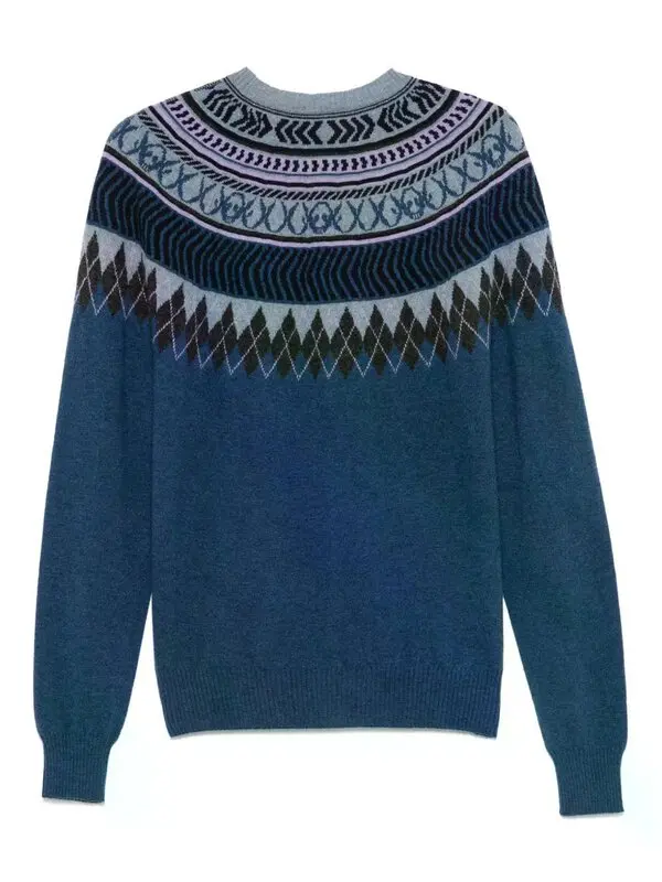 Alexander McQueen Intarsia-pattern Sweater
