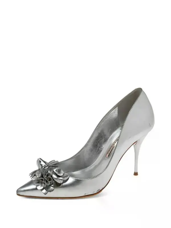 SOPHIA WEBSTER 100mm Lilico Metallic Pumps
