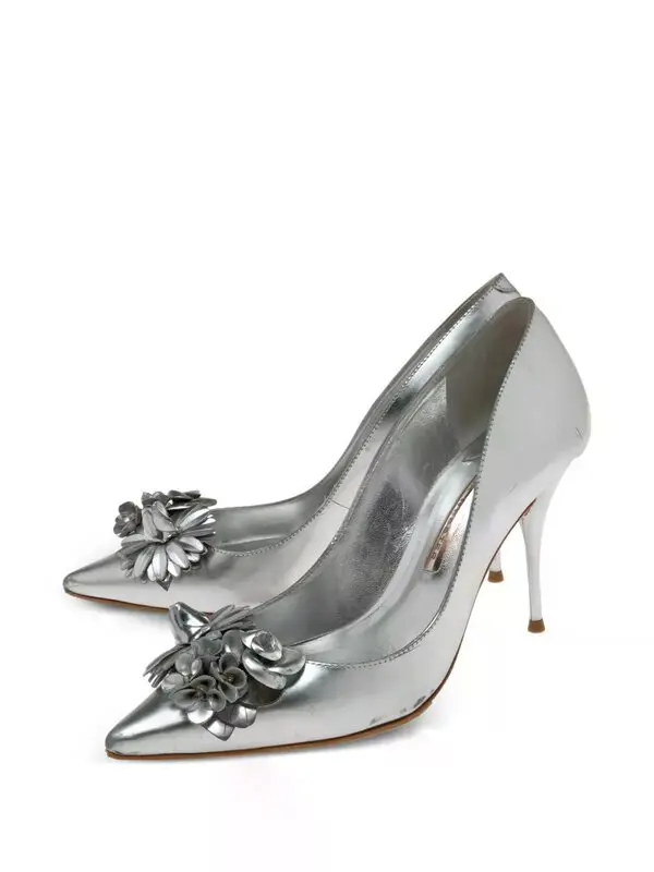SOPHIA WEBSTER 100mm Lilico Metallic Pumps