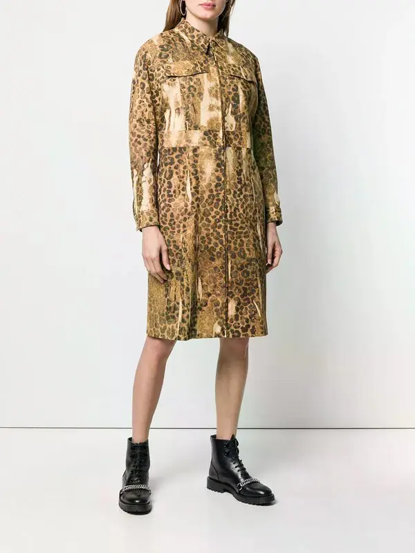 Dior Leopard Print Coat