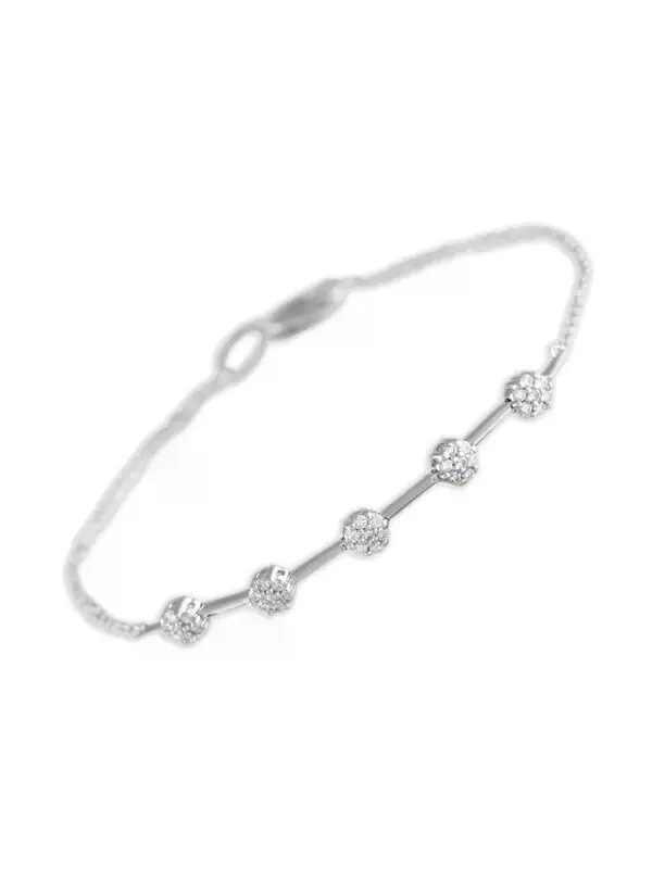 LB EXCLUSIVE 14k White Gold Diamond Bracelet - Silver