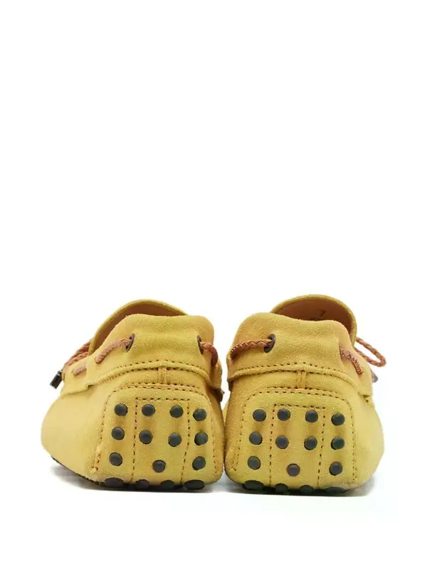 TOD'S Leather Loafers - Yellow