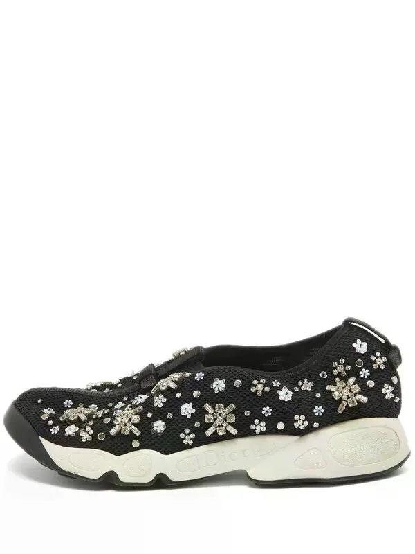 Dior Floral-appliqué Sneakers
