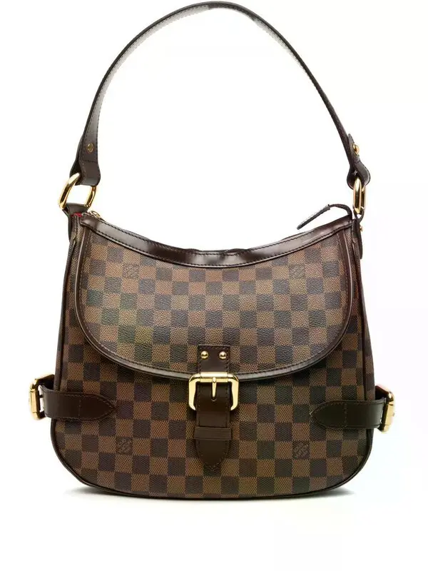 LOUIS VUITTON 2006 Damier Ebene Highbury Shoulder Bag - Brown