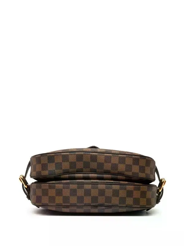 LOUIS VUITTON 2006 Damier Ebene Highbury Shoulder Bag - Brown