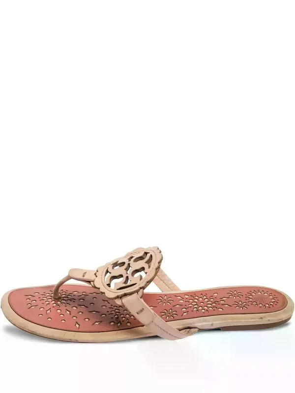 Tory Burch Laser-cut Thong Sandals - Pink