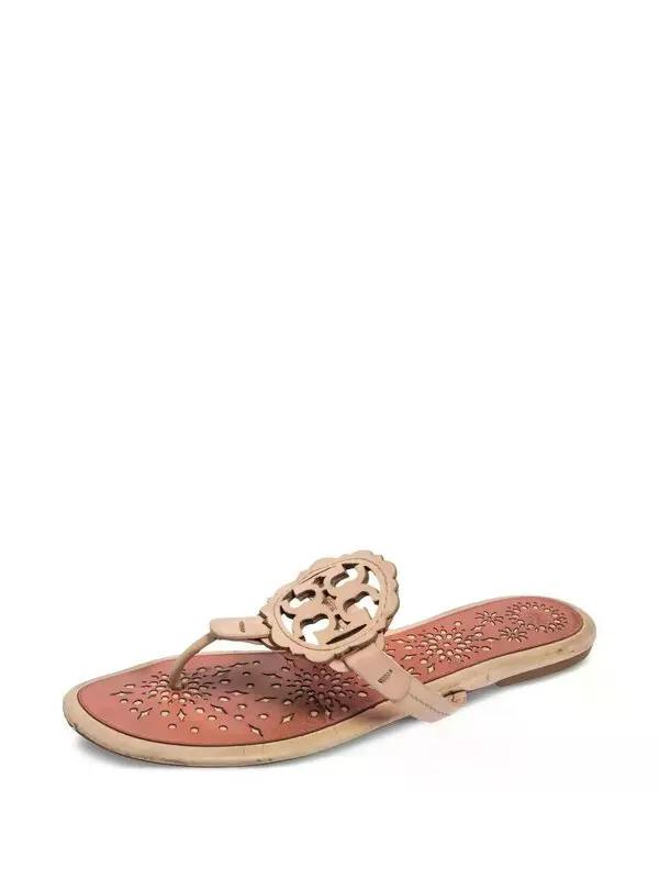 Tory Burch Laser-cut Thong Sandals