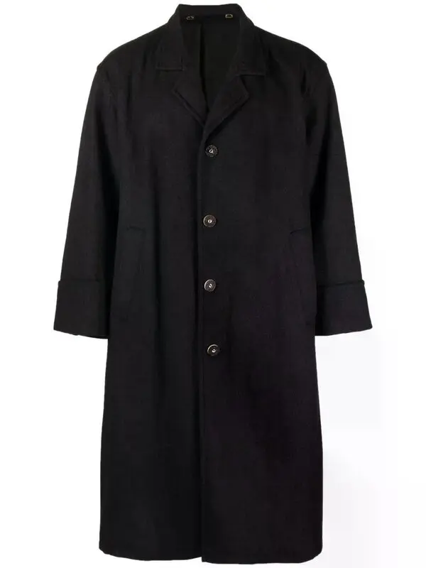 A.N.G.E.L.O. VINTAGE CULT 1990s Single-breasted Wool Coat - Blue