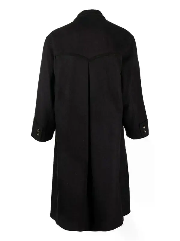 A.N.G.E.L.O. VINTAGE CULT 1990s Single-breasted Wool Coat - Blue