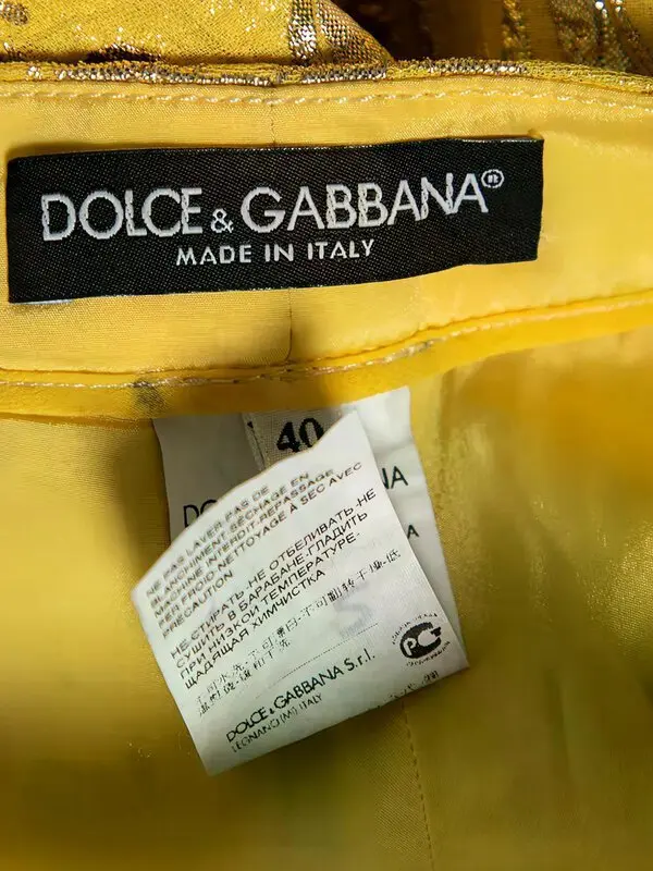 Dolce & Gabbana Lurex Trousers