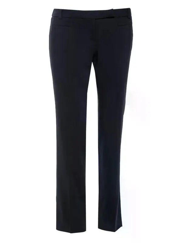 Emporio Armani Tapered Wool-blend Trousers