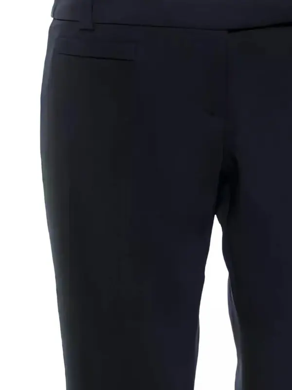 Emporio Armani Tapered Wool-blend Trousers