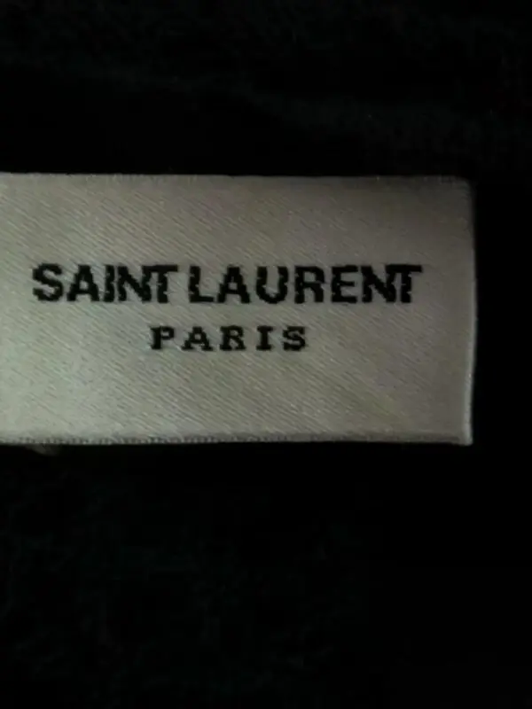 Saint Laurent Mesh Knit Mini Dress