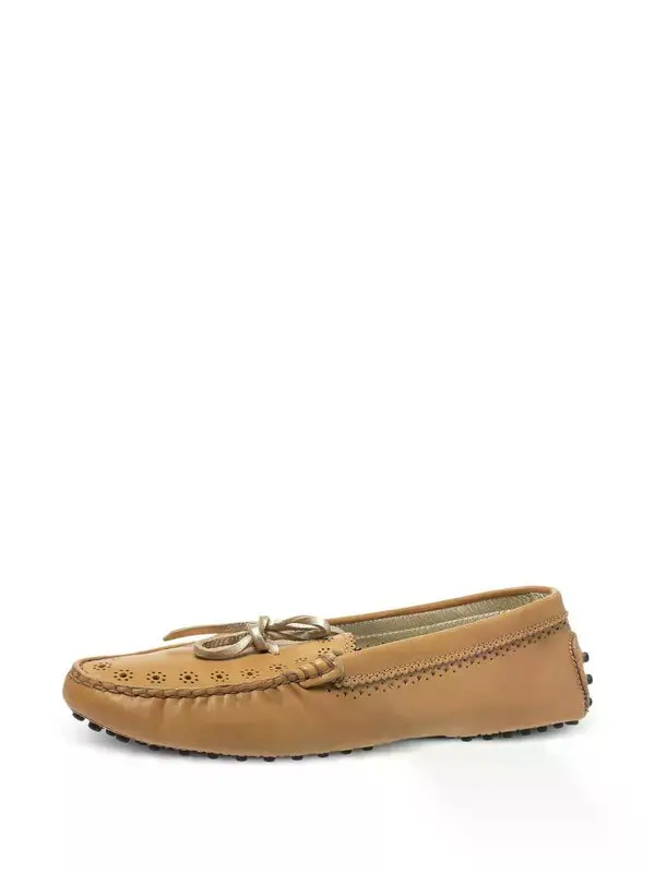 TOD'S Perforated Leather Loafers