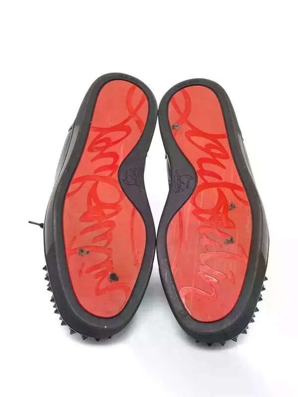 CHRISTIAN LOUBOUTIN Studded Leather Sneakers
