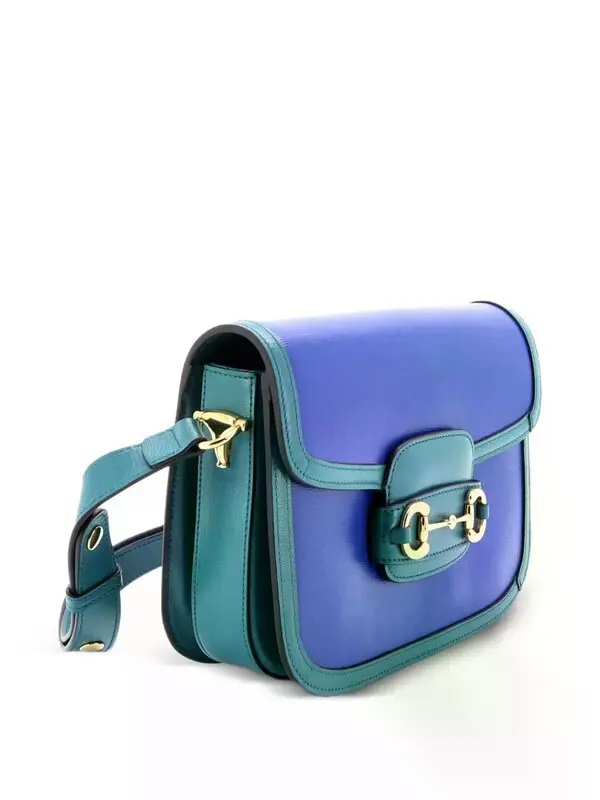 Gucci Horsebit 1955 Small Shoulder Bag - Blue