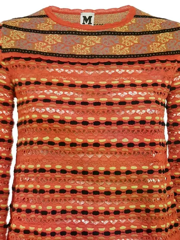 Missoni Pointelle-knit T-shirt - Orange
