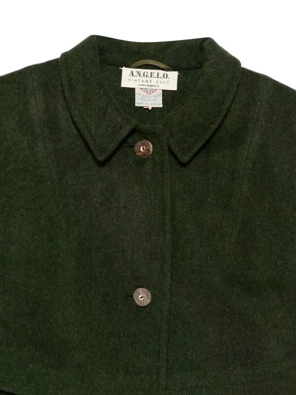A.N.G.E.L.O. VINTAGE CULT 1970s Virgin Wool Single-breasted Coat