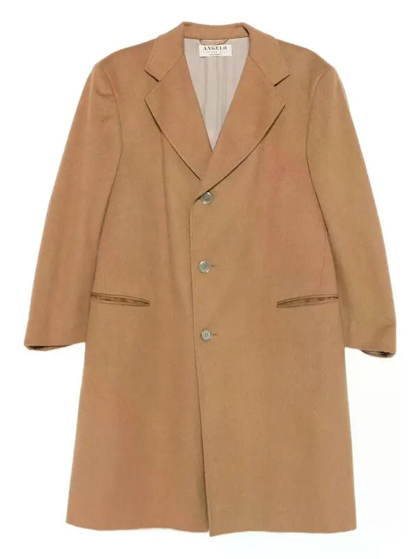 A.N.G.E.L.O. VINTAGE CULT 1970s Single-breasted Wool Blend Coat