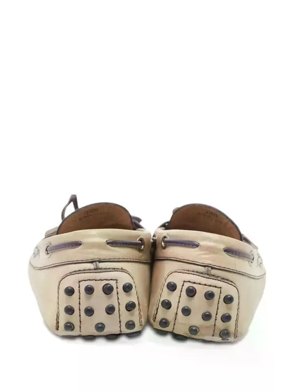 TOD'S Leather Loafers - Neutrals