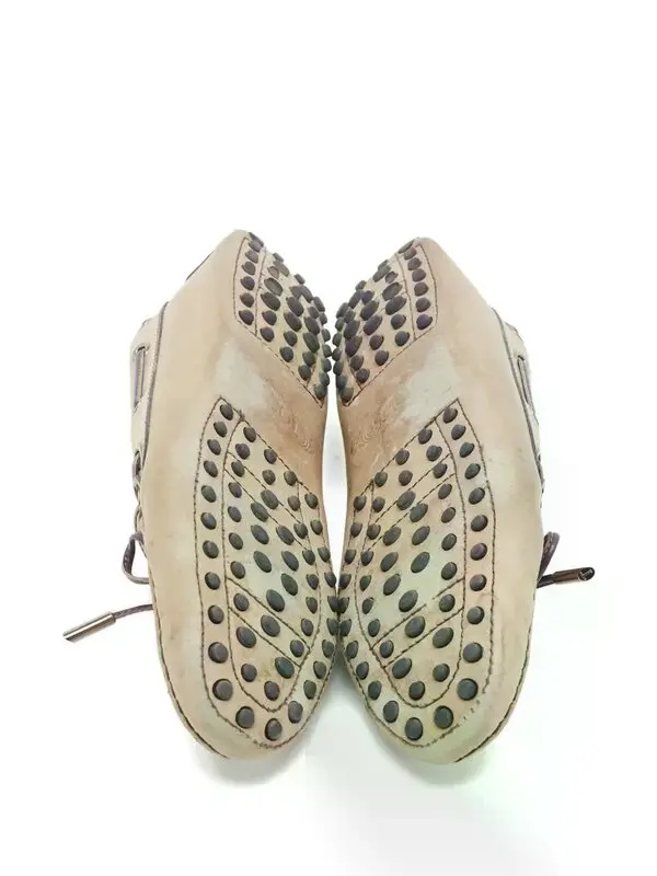 TOD'S Leather Loafers - Neutrals