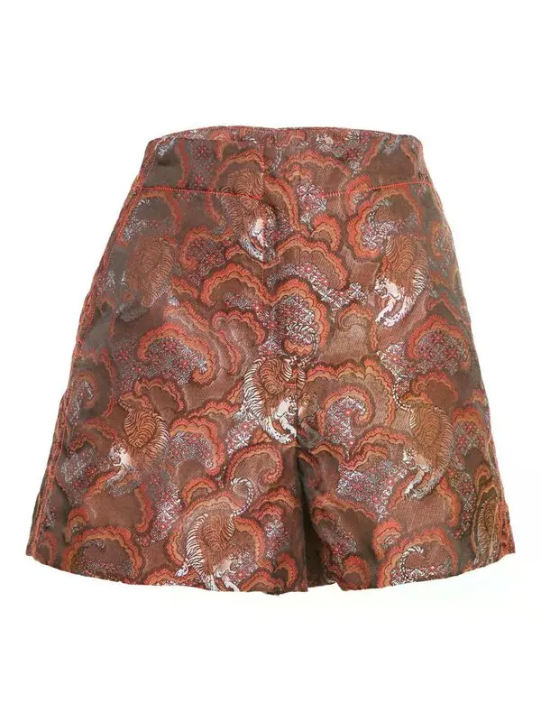 Sandro Tiger Paisley Shorts