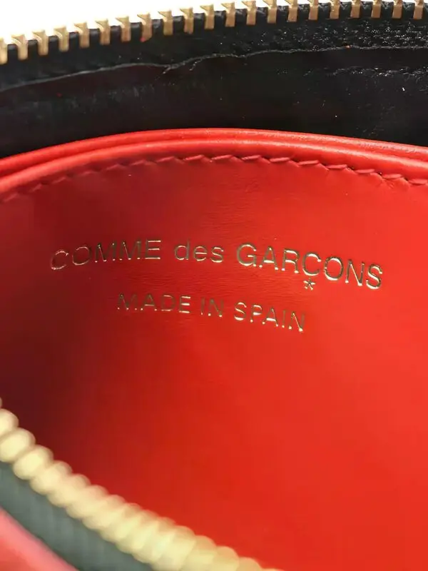 Comme Des Garçons Logo-print Leather Coin Purse